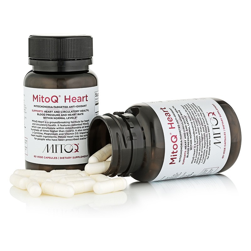 MitoQ Heart 5mg 60 Capsules - Free Priority Ship - Zen Earth