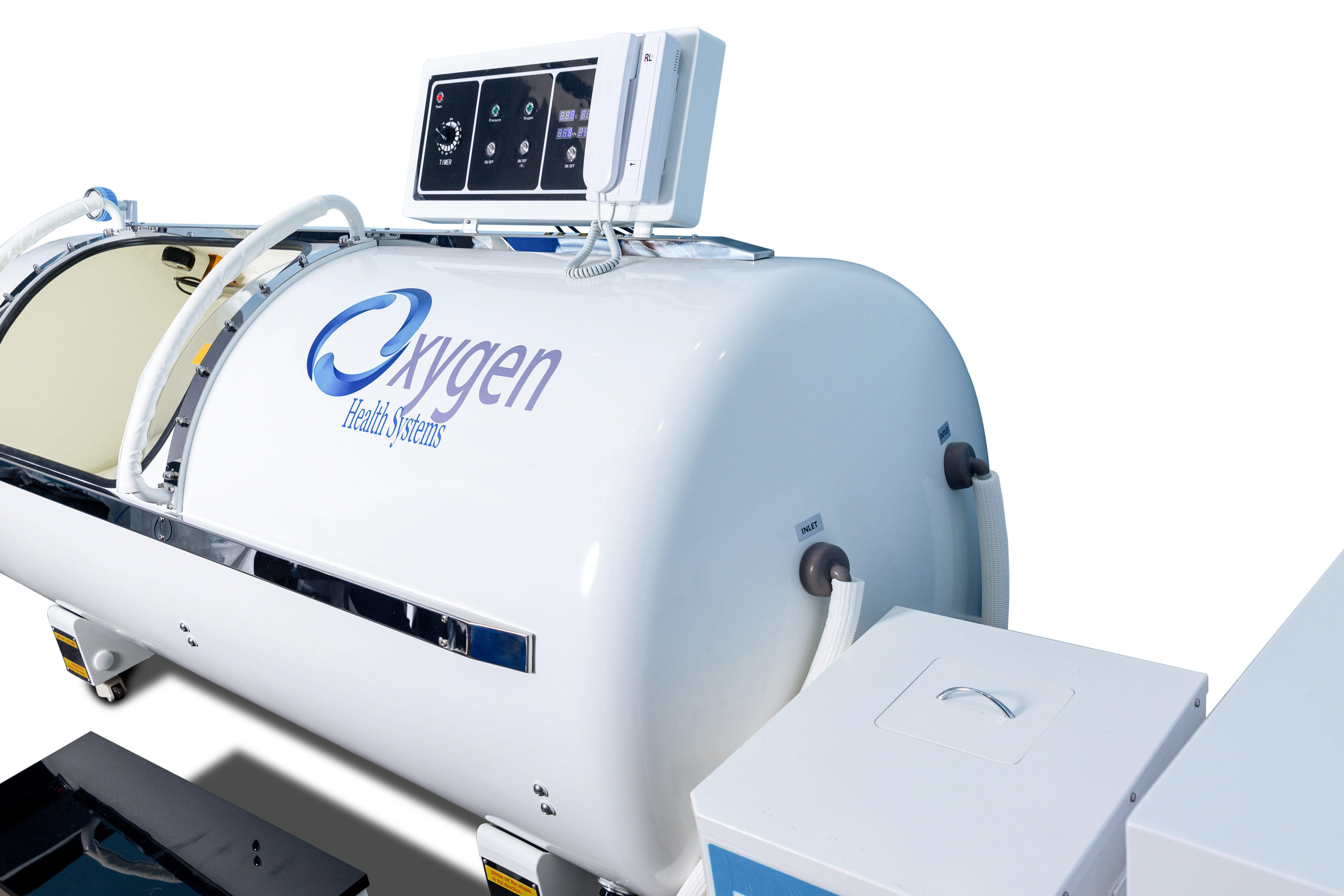 34"D | 1.5 ATA | Hyperbaric Hard Shell Oxygen Chamber