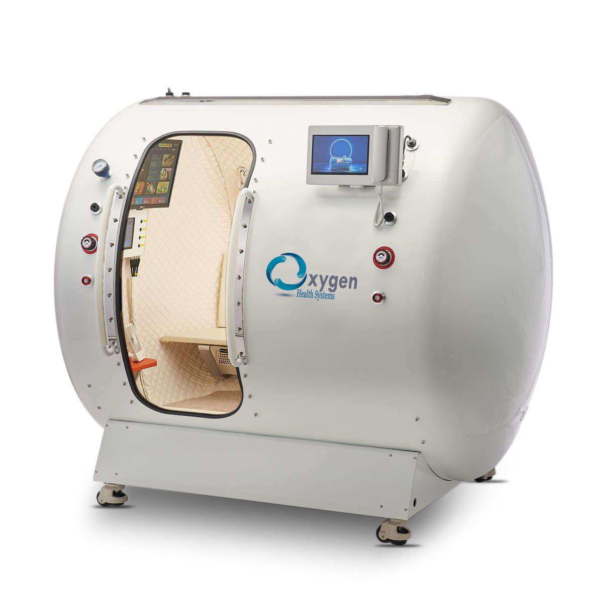 63"D | 1.6 ATA | Hyperbaric Hard Shell M5200 Multiplace Oxygen Chamber ...
